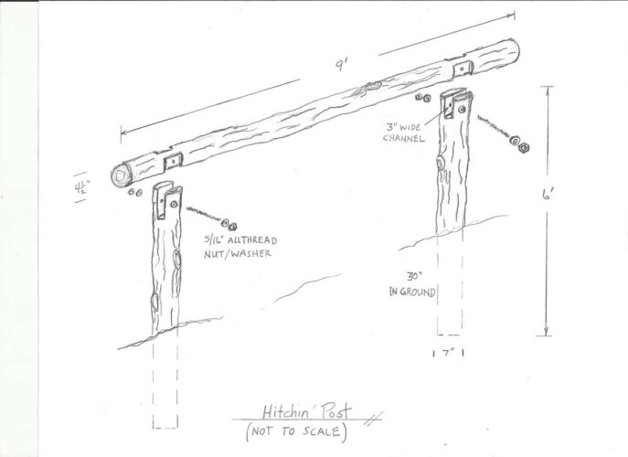 Easy DIY: How to Build a Hitching Post - Grit